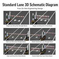 China Automatic Barrier Gate with API SDK System Integration CE ISO SASO Certified Factory Direct Custom Manufacturer for sale