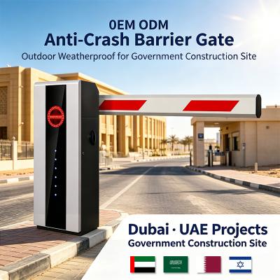China OEM ODM Anti-Crash Barrier Gate Outdoor Weatherproof for Government Construction Site Middle East Dubai UAE Projects for sale