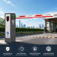 China Anti-Crush Automatic Straight Folding Fence Arm Boom Barrier Gate 24V DC Motor for Toll Station Parking Lot Entry Management for sale