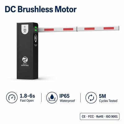 China OEM Custom Automatic Boom Barrier Gate with Loop Detector for Industrial Commercial Parking Access Control Solution for sale