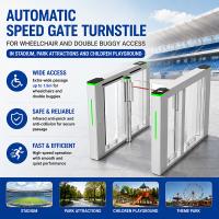 China Automatic 1.5M Speed Gate Turnstile for Wheelchair and Double Buggy Access in Stadium Park Attractions and Children Playground for sale