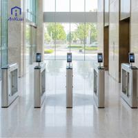China Single Swing Barrier with QR Code and API for Gym Stadium Playground and Outdoor Festival Pedestrian Access Control System for sale