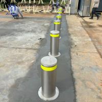 China Hydraulic Rising Bollard 304 Stainless IP67 Waterproof Anti-Collision for Government Embassy Commercial Saudi Arabia GCC for sale