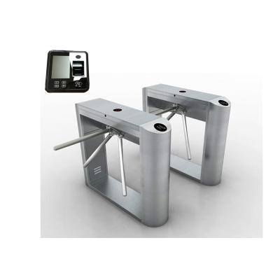 China Anti-condensation SUS304 stainless steel tripod turnstile, stable AC power supply, perfect for pedestrian access management for sale