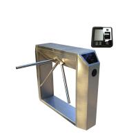 China Moisture-resistant stainless steel tripod turnstile gate, standard alternating current power supply, engineered for orderly pedestrian traffic for sale
