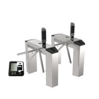 China Stainless steel moisture-proof tripod turnstile gate with stable AC power input, specially designed for pedestrian flow management for sale