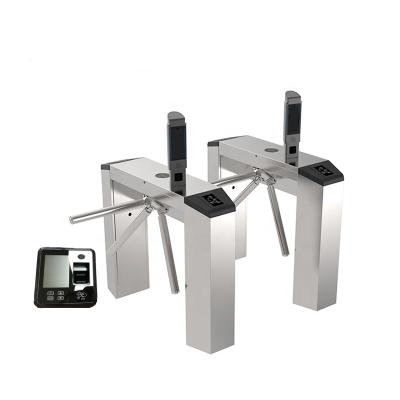 China Stainless steel moisture-proof tripod turnstile gate with stable AC power input, specially designed for pedestrian flow management for sale