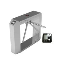 China Stainless steel moisture-proof tripod turnstile gate with stable AC power input, specially designed for pedestrian flow management for sale