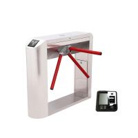 China Stainless steel moisture-proof tripod turnstile gate with stable AC power input, specially designed for pedestrian flow management for sale
