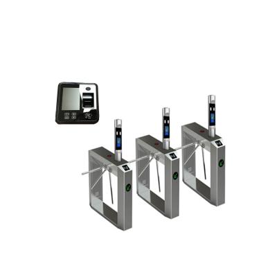 China SUS304 stainless steel tripod turnstile with moisture-proof design, wide voltage compatibility, dedicated to pedestrian passage control for sale