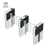 China Speed Gate Turnstile 304 Stainless Steel Face Recognition QR Code RFID Card Swing Barrier Gate for Office Building Metro Lobby for sale