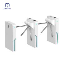 China Semi Automatic Tripod Turnstile Gate Face Recognition QR Code Scanner Pedestrian Access Control System for Stadium Factory for sale