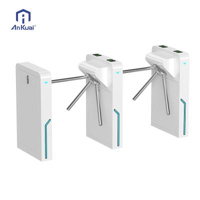 China AUTO Multi Access Control Face Recognition IC Card QR Code Ticketing System for Gym Tripod Turnstile Gate for sale