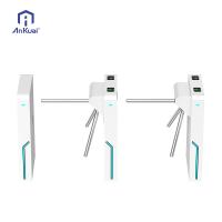 China New Design Automatic Rfid Ticket Fitness System Tripod Turnstile Gate Semi Auto / Fully Auto Triopd Drop Arm Turnstile for sale