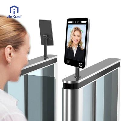 China 10-Inch Smart Biometric Access Control Turnstile Outdoor RFID Fingerprint Reader with QR Code Face Recognition Night Vision Reset Features for sale