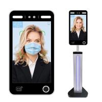 China 10.1 Inch HD IPS Biometric Face Recognition Turnstile Night Vision Reset Access Control QR Code Fingerprint Time Attendance Door WiFi USB for sale