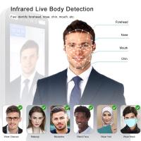 China 10.1 Inch HD IPS Biometric Face Recognition Turnstile Night Vision Reset Access Control QR Code Fingerprint Time Attendance Door WiFi USB for sale