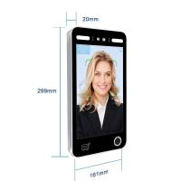 China 10.1 Inch HD IPS Biometric Face Recognition Turnstile Night Vision Reset Access Control QR Code Fingerprint Time Attendance Door WiFi USB for sale