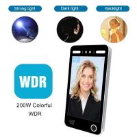 China 10.1 Inch HD IPS Biometric Face Recognition Turnstile Night Vision Reset Access Control QR Code Fingerprint Time Attendance Door WiFi USB for sale