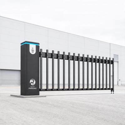 China Durable Heavy Duty Fence Type Barrier Gate Intelligent Remote Control Electric Traffic Barrier Gate for Parking Entrance for sale