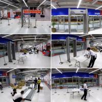 China Low Power Consumption Walk Through Metal Detector Gate Easy Installation Security Archway for School Project for sale