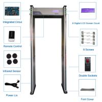 China Custom Logo Walk Through Metal Detector Gate , Metal Detection Security Gate for Philippines School Government Project for sale