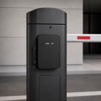 China Pedestrian Flow Control Flap Barrier Turnstile for Metro Stations and Corporate Campuses Safety Flap Barrier Gate for sale