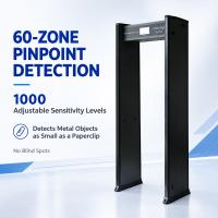 China AK-WD60plus Ultra High Sensitivity 60 Zones Walk Through Metal Detector Door Frame Scanner for Factory Audit Anti-Theft for sale