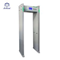China 33 Zones Walk Through Metal Detector Waterproof Archway Security Gate with 7 Inch LCD for Airport for sale