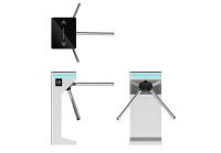 China AnKuai 304 Stainless Steel Tripod Turnstile, Semi-Automatic Pedestrian Access Gate, Support RFID & Face Recognition, Anti-Tailgating, For Factory, Office, Scenic Spot for sale