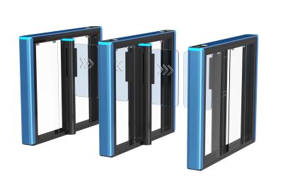 China 304 Stainless Steel Speed Gate, Automatic Swing Barrier Turnstile, Support Face Recognition, QR Code & RFID Card, Anti-Tailgating, For Office, Airport, Subway for sale