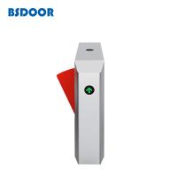 China Half Height Stainless Steel Flap Barrier Turnstile Electronic Machine for sale