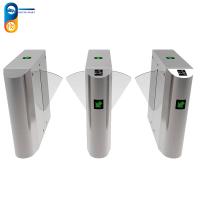 China Large Width Electronic Flap Barrier Turnstile Fast Speed Entry Systems for sale