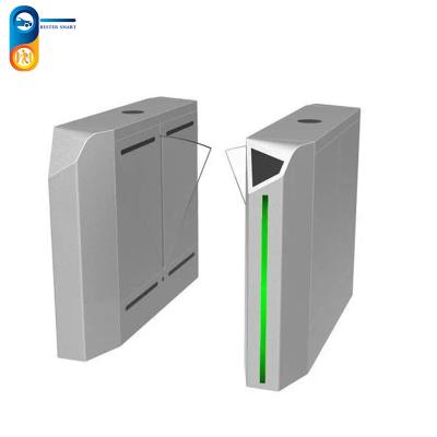 China Access Control Passage Fast Lane Flap Barrier Turnstile RFID Card Reader for sale