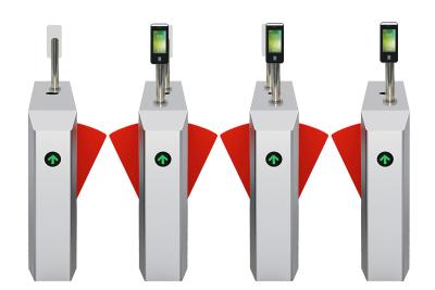 China Electronic Flap Barrier Access Control System Adjustable Delay Closing for sale