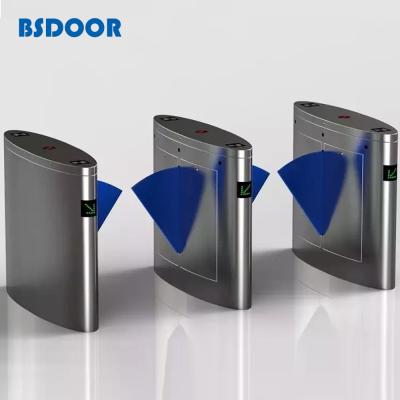 China School Fingerprint 0.6s Flap Barrier Turnstile Security Access Control for sale