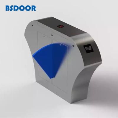China Waterproof Swing Flap 1S Biometric Turnstile System Rfid Identification for sale