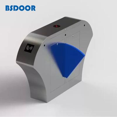 China OEM Half Height Flap 24V Access Control Turnstile With RFID Card Reader for sale