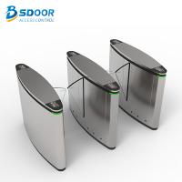 China Fast Speed Lane 50kg Automatic Flap Barrier RoHs Airport Access Control for sale