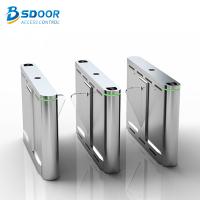 China Intelligent Access High Speed 60MHZ Flap Barrier Turnstile Security Gate for sale