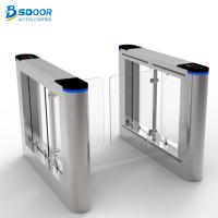 China 1S Operating 10mm Acrylic Pedestrian Swing Gate Large Pass Width for sale