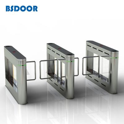 China Indoor Outdoor SS 304 Customized CE RoHs Swing Barrier Turnstile for sale