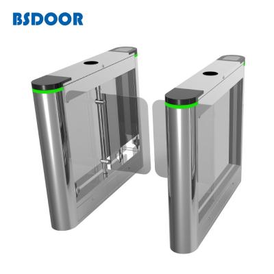 China High Security Hotels Banks RFID Facial Swing Barrier Turnstile Fully Automatic for sale