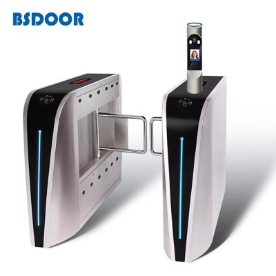 China Swipe Card Electronic Single Lane Swing Barrier Turnstile Entry Systems for sale