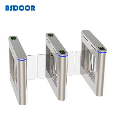 China Infrared Sensor 1.2mm SUS304 Swing Barrier Turnstile Pedestrian Access Control for sale