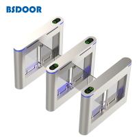 China Security Smart Card Supermarket CE Swing Barrier Turnstile for sale