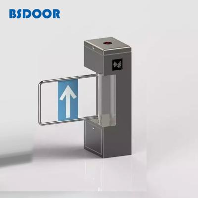China Anti Fingerprint Smart Train Station Turnstile Swing Barrier Access Control for sale
