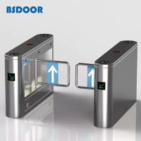 China Bi Direction Lobby Speed Train Station Turnstile 304 Stainless Steel for sale