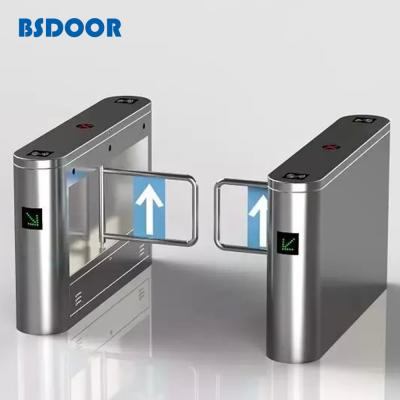 China Bi Direction Lobby Speed Train Station Turnstile 304 Stainless Steel for sale