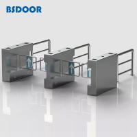 China Pedestrian Security RS485 Swing Barrier Turnstile Automatic Entry System for sale